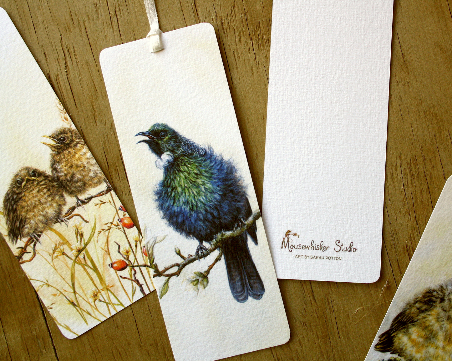 Bookmarks - NZ Bird Art – Mousewhisker Studio